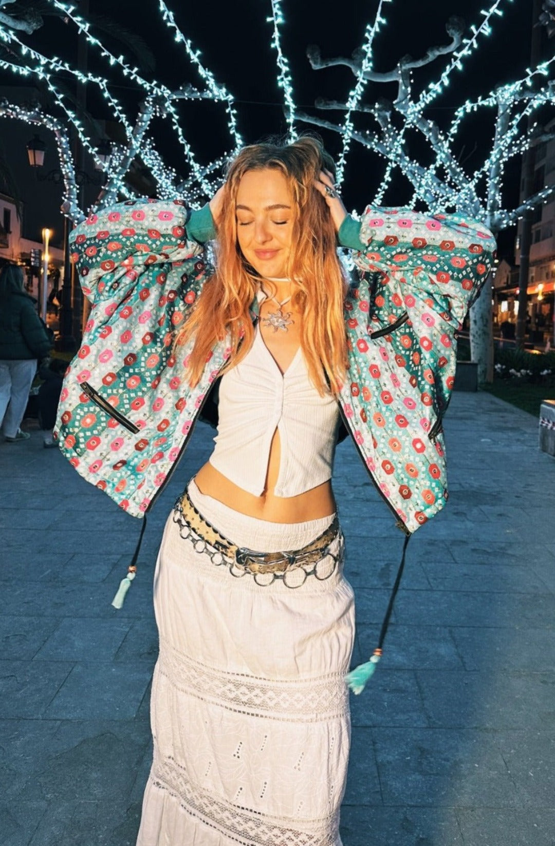 JANA Bomber - Blue Mirror | OOTO CLOTHING