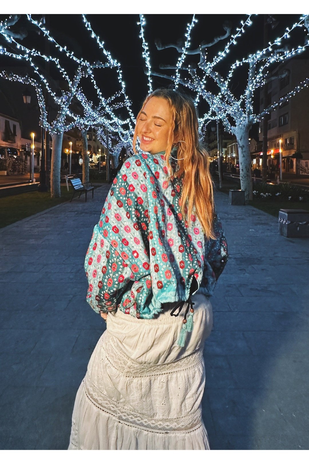 JANA Bomber - Blue Mirror | OOTO CLOTHING